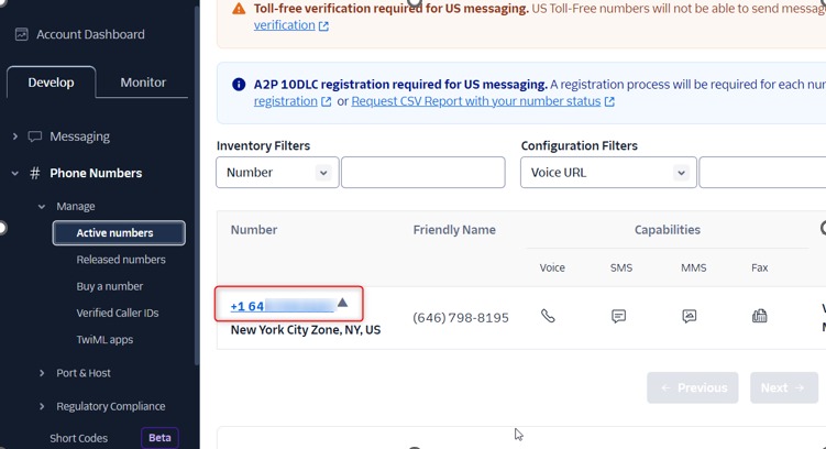 Receive Incoming Message In Twilio Using Power Automate